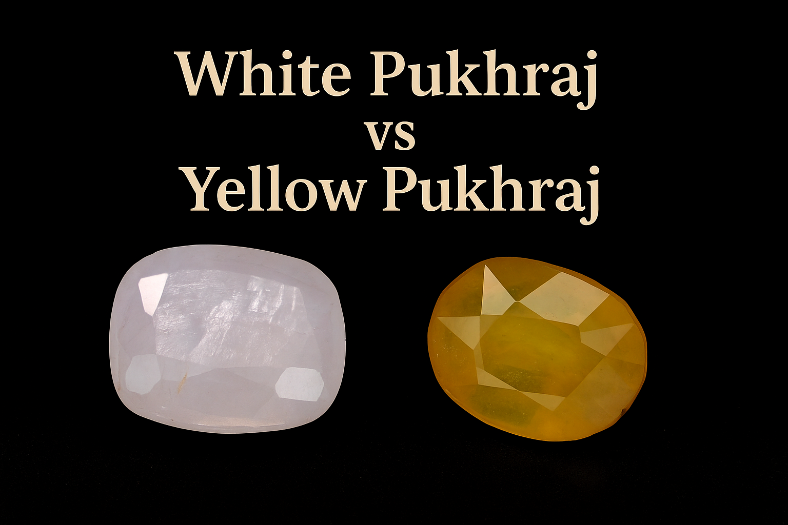 White Pukhraj vs Yellow Pukhraj: Which Gemstone is Right for You ...