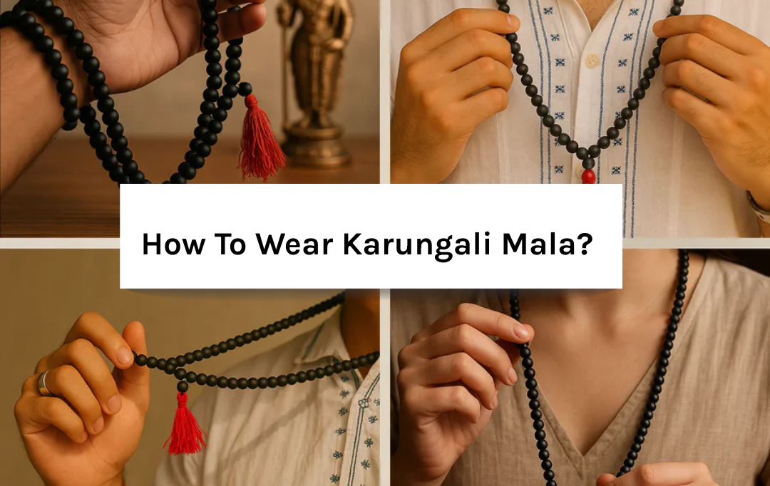 How to Wear Karungali Mala for the First Time: A Simple Guide ...