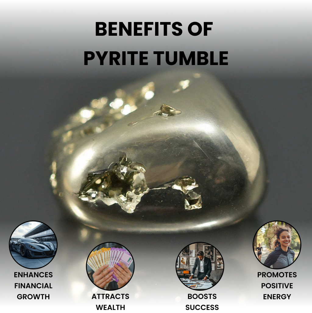 Buy Natural Pyrite Tumble Stone for Energy Restoration - Astrotalk
